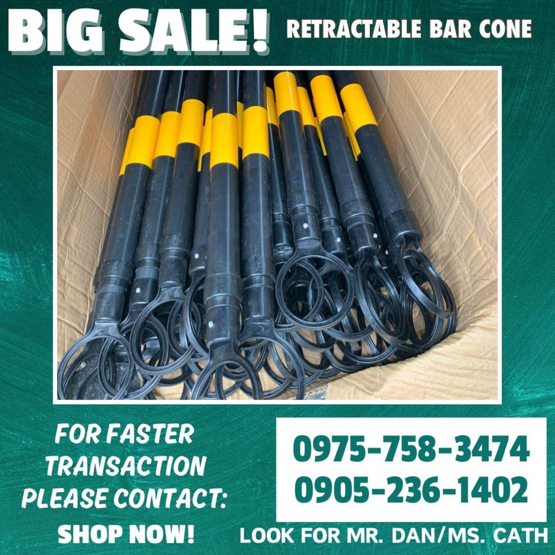 Retractable bar cone, Commercial & Industrial, Industrial Equipment on ...