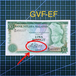 RM5 Lima Ringgit Malaysia Banknote 6th series, Hobbies & Toys ...