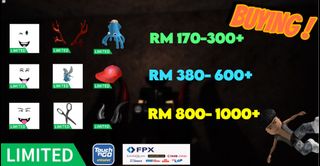 Roblox limiteds (buying), Video Gaming, Gaming Accessories, In-Game ...