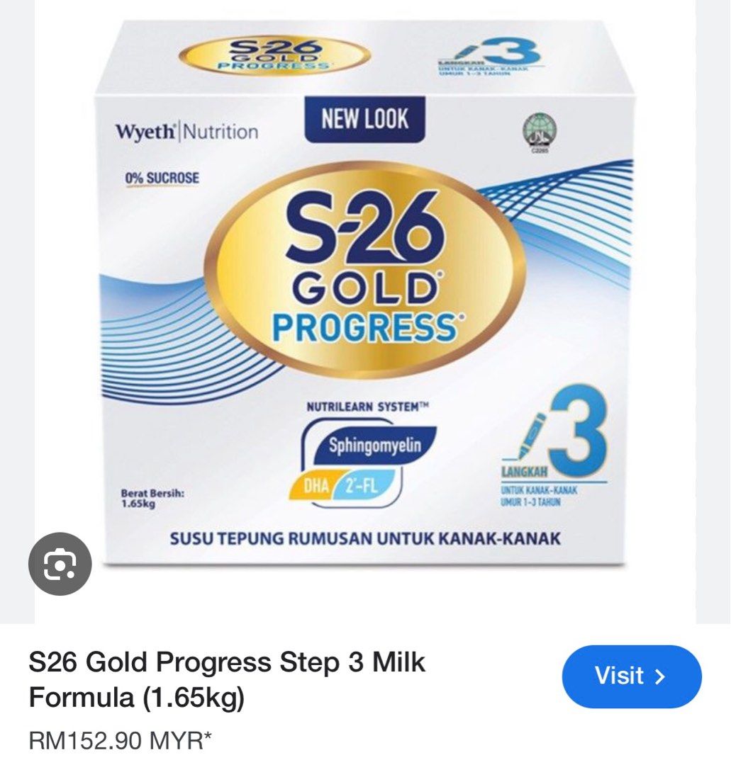 S26 Gold Progress 550g x 2, Babies & Kids, Nursing & Feeding, Breastfeeding & Bottle Feeding on ...