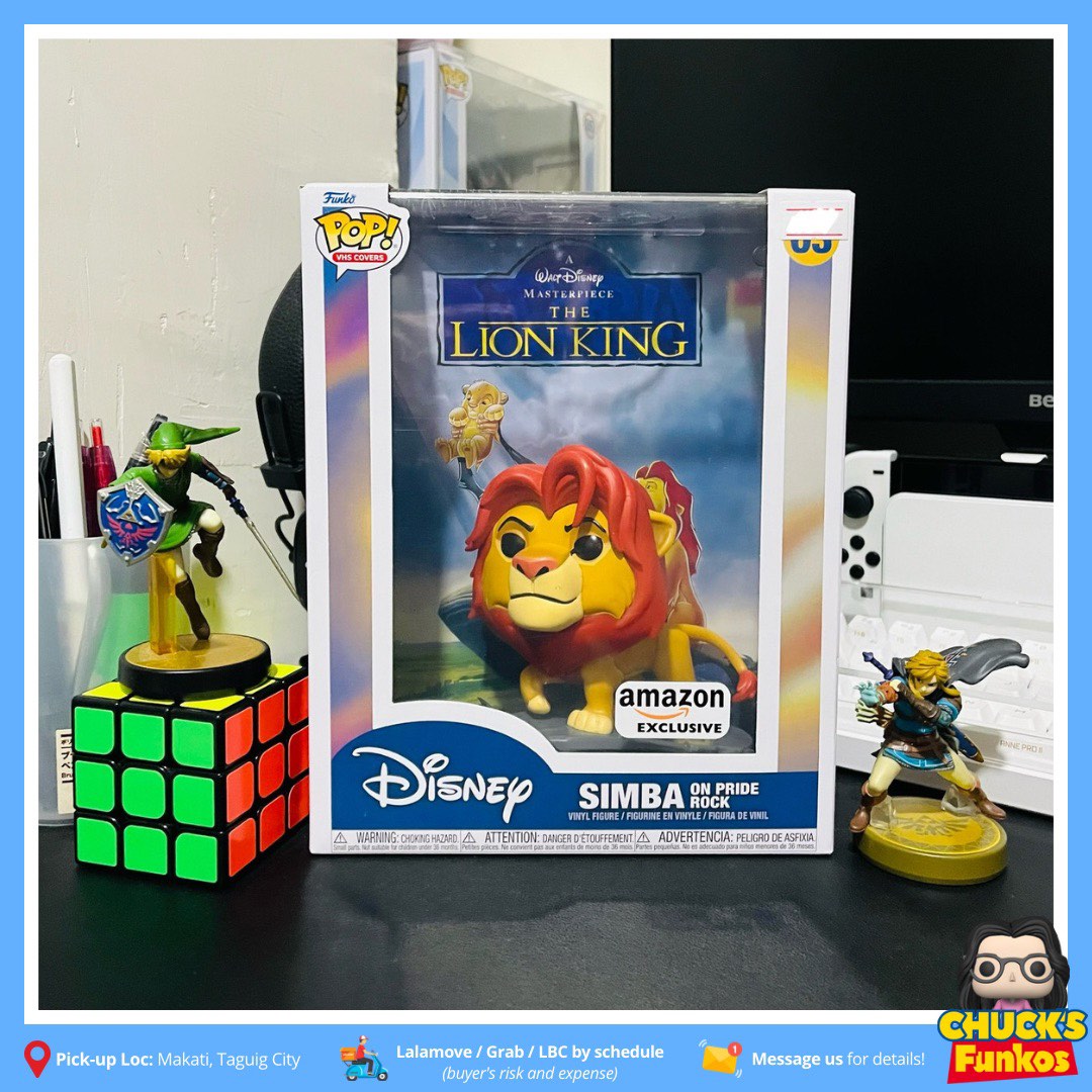 Simba The Lion King VHS Covers Funko Pop, Hobbies & Toys, Toys & Games on Carousell