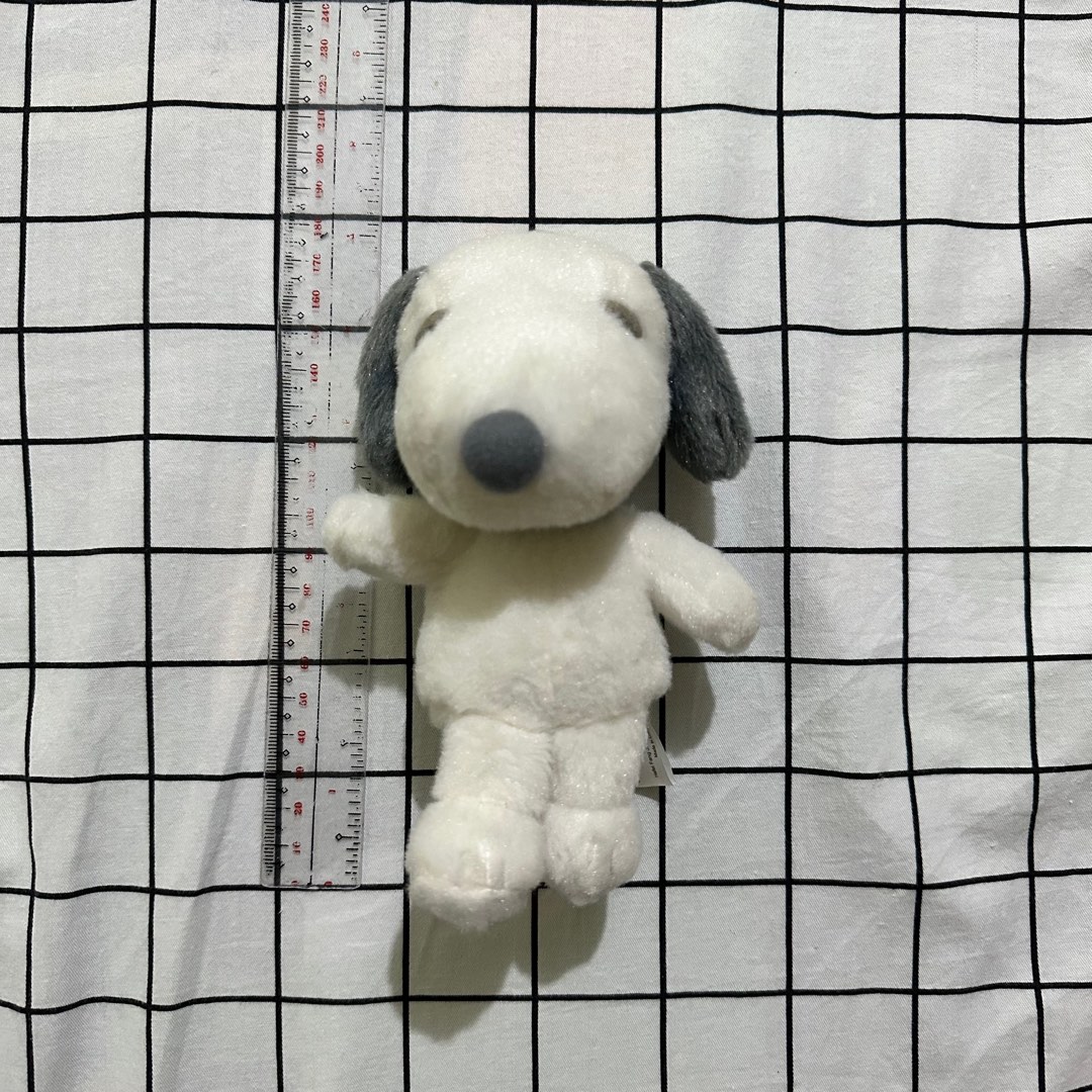 Snoopy plushie mini stuff toy keychain on Carousell