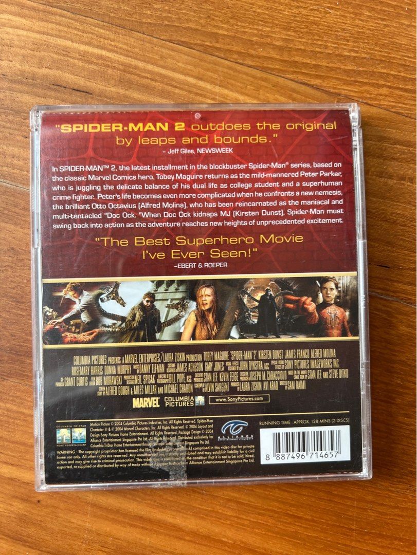 Spider-Man 2 VCD, Hobbies & Toys, Music & Media, CDs & DVDs on Carousell