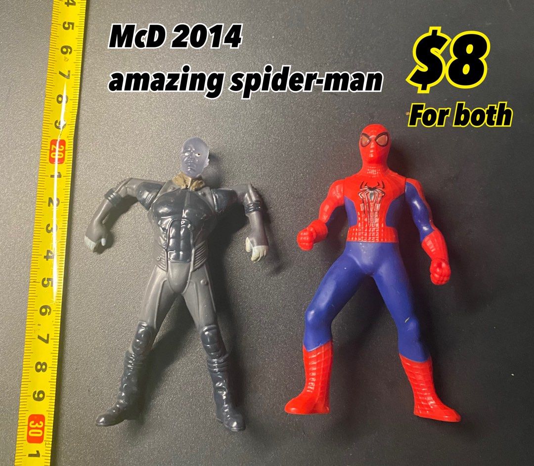 Spider-man fast food toys McDonald’s KFC Burger King, Hobbies & Toys ...