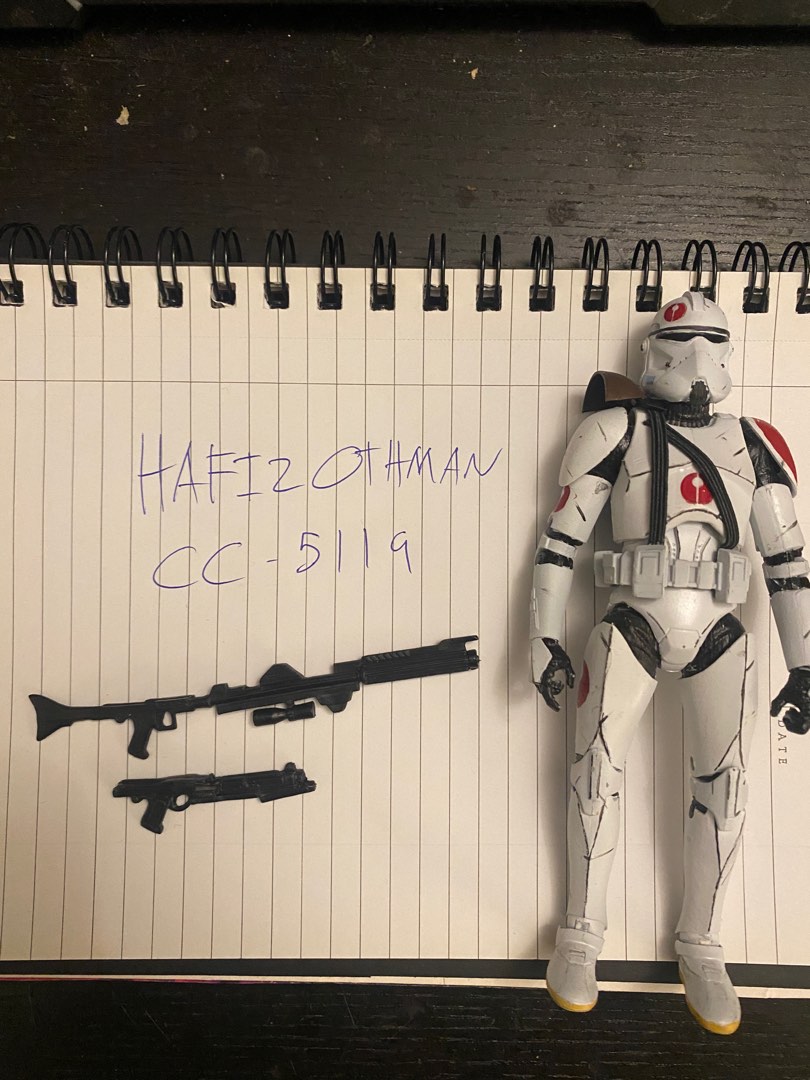 Star Wars Black Series Commander Neyo Custom, Hobbies & Toys, Toys ...
