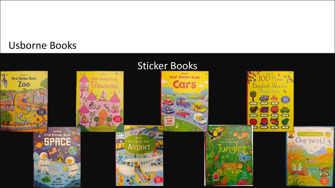 5 for 20. Sticker Book Collection by Usborne. Great bundle deal for ...