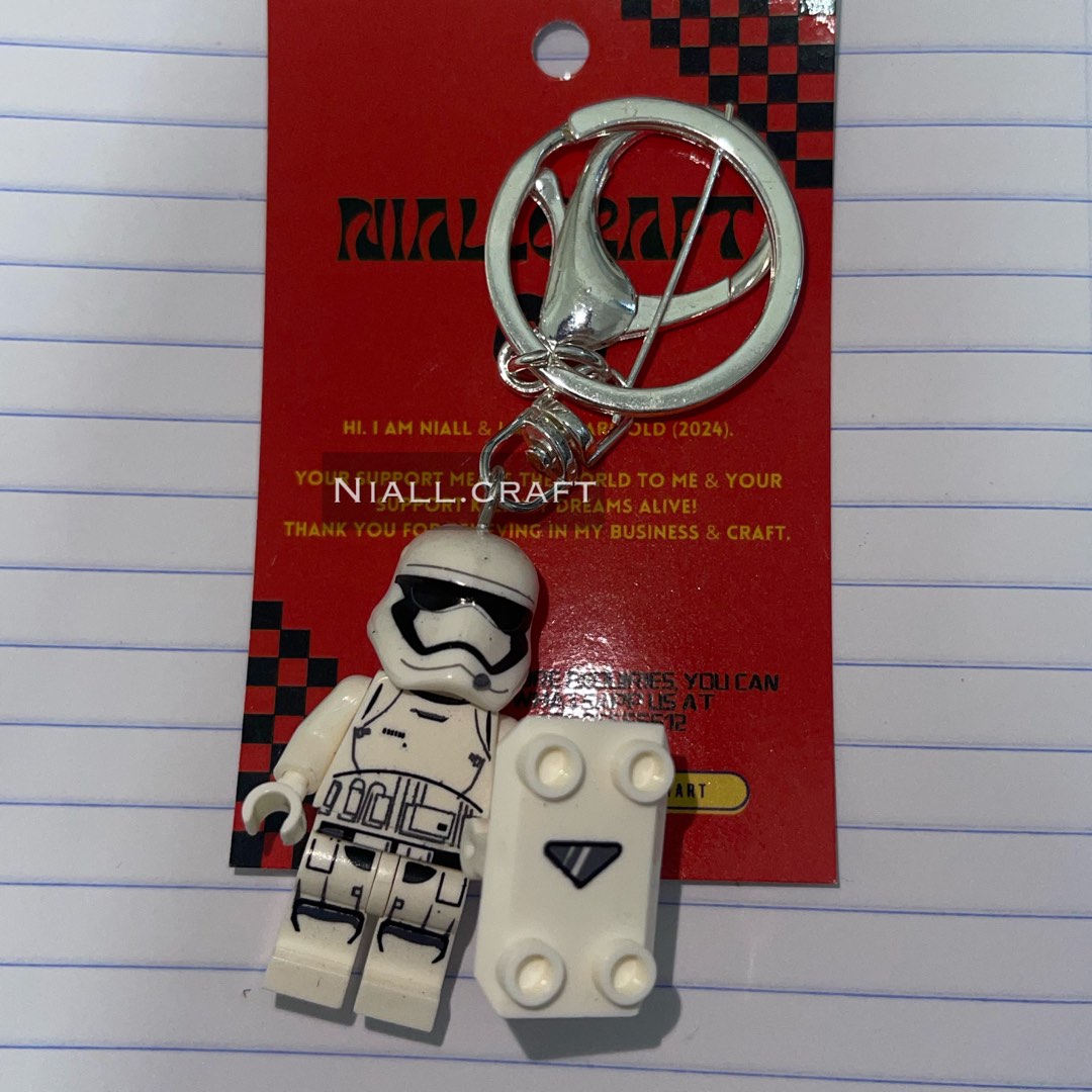 Storm Trooper Lego Keychain (Star Wars), Hobbies & Toys, Stationery ...