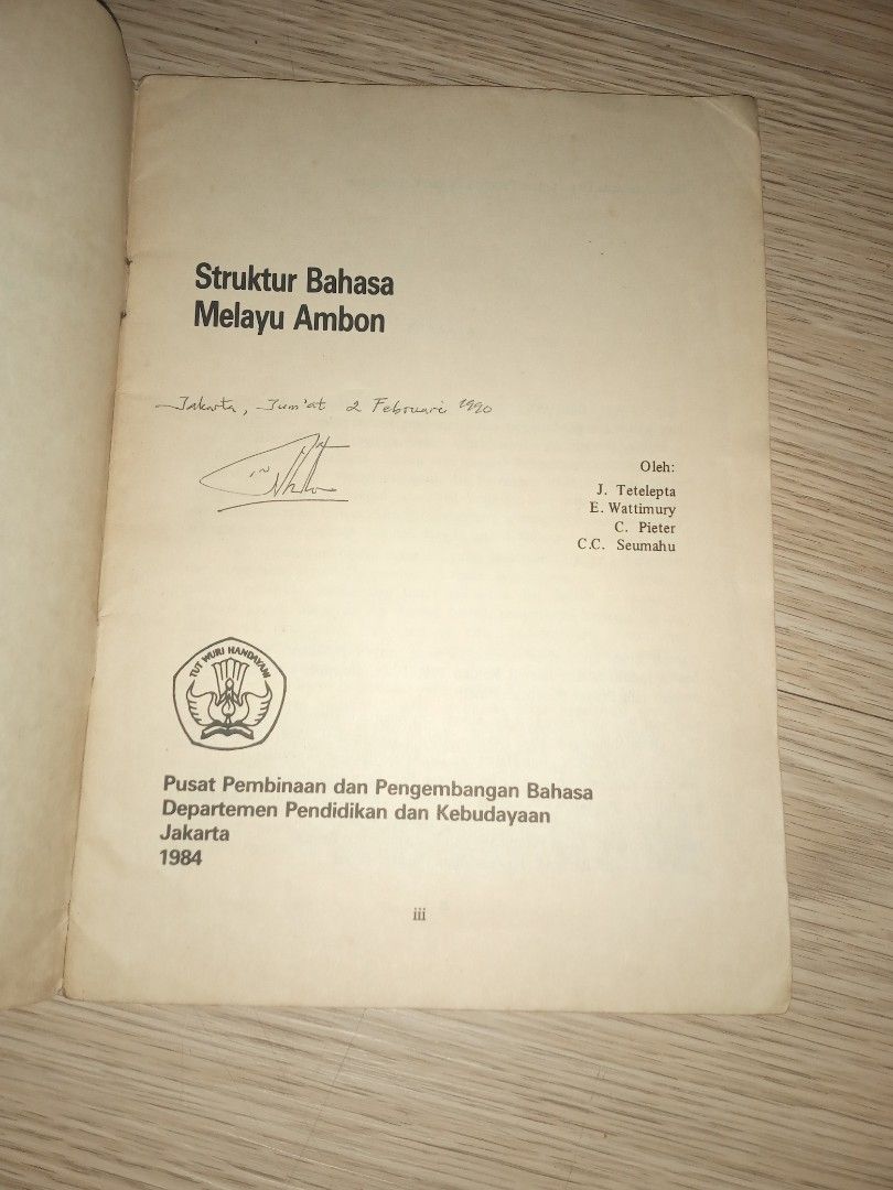 Struktur Bahasa Melayu Ambon, Buku & Alat Tulis, Buku di Carousell