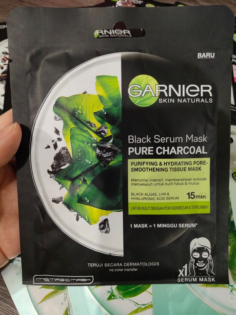 [TAKE ALL16PC] GARNIER Sheet Mask - Reject Sociola, Kesehatan ...