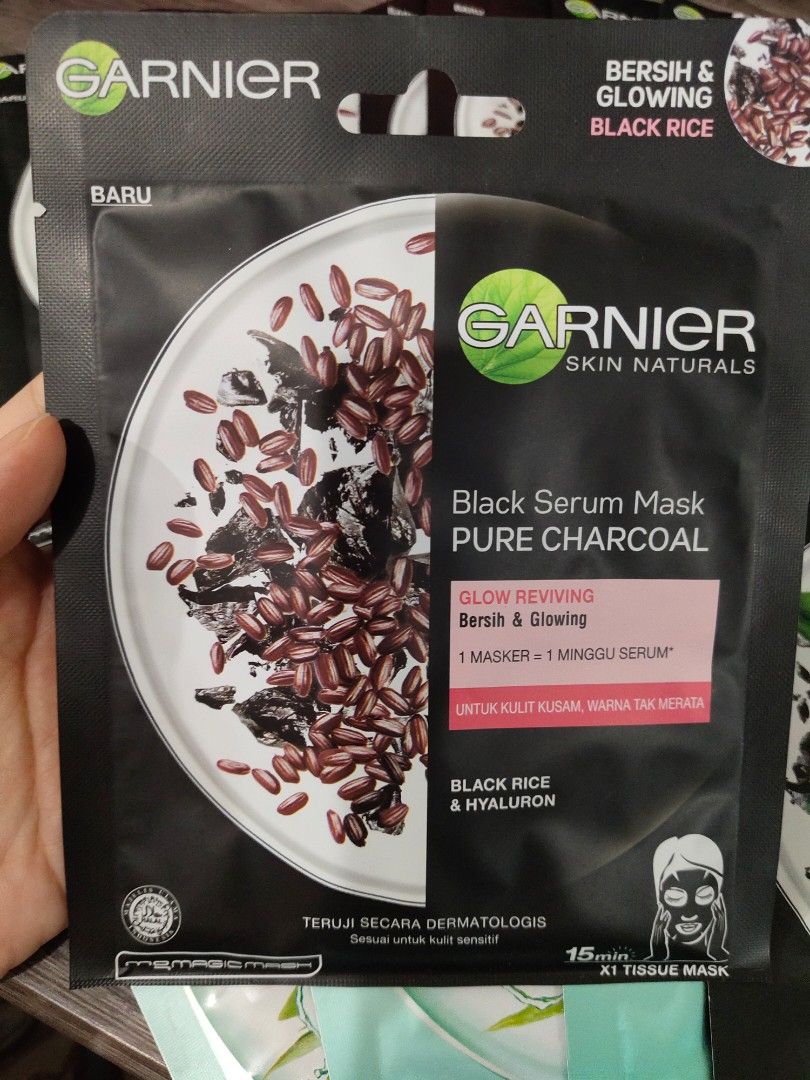 [TAKE ALL16PC] GARNIER Sheet Mask - Reject Sociola, Kesehatan ...