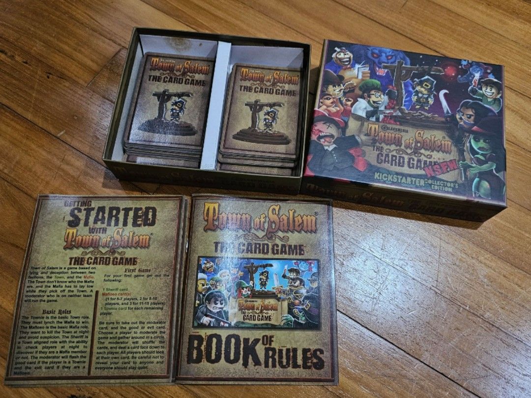 Town of Salem Card Game (NSFW Kickstarter Collector's Edition), Hobbies & Toys, Toys & Games on ...
