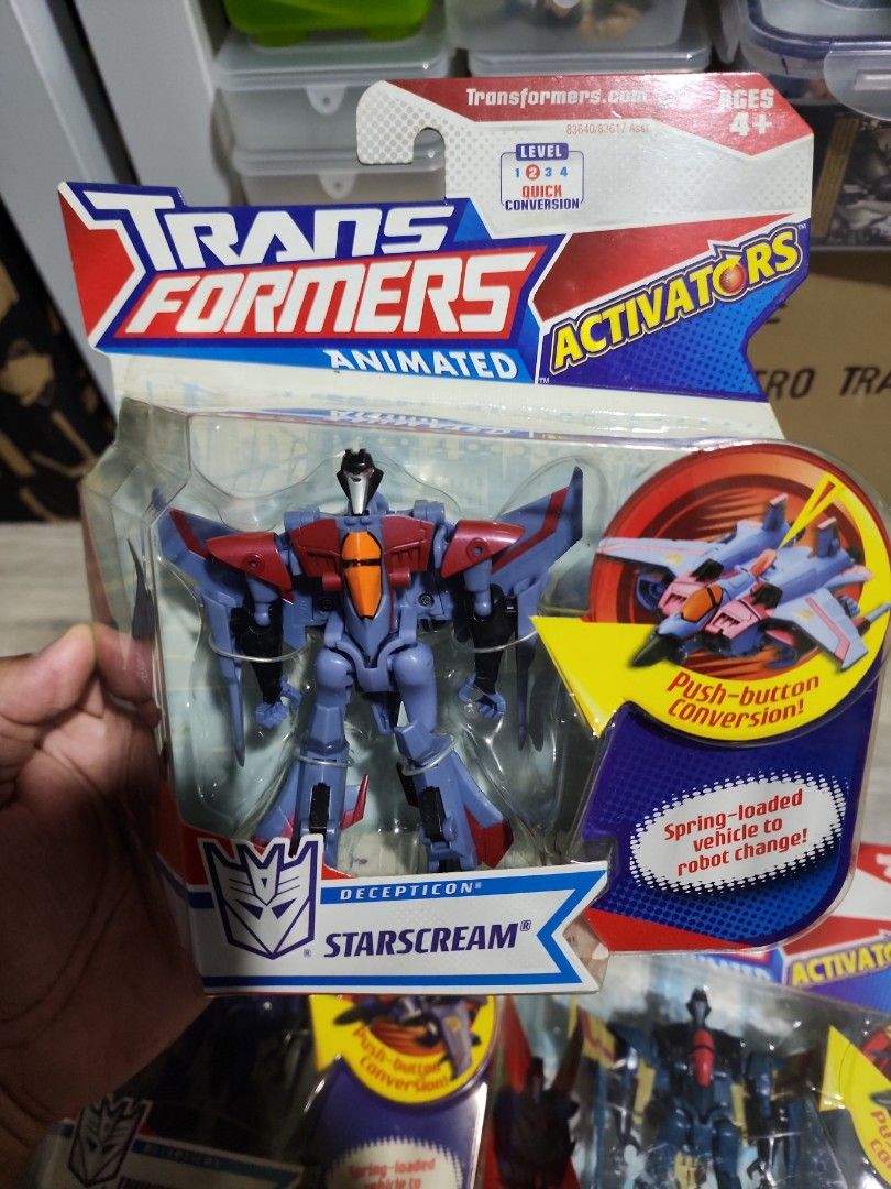 Transformers Animated Activators Starscream Thundercracker Dirge, Hobbies & Toys, Toys & Games ...