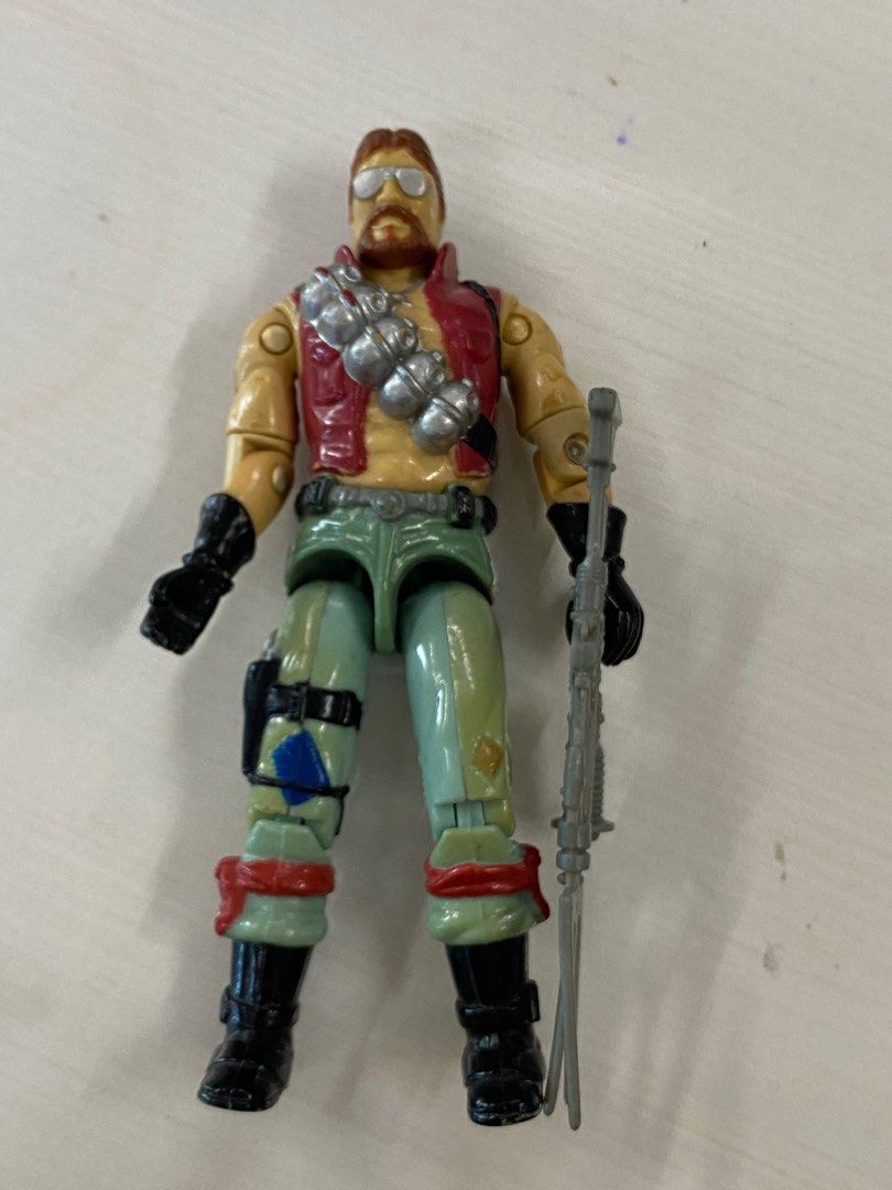 Vintage G.I. Joe Monkey Wrench 1986 3.75" Hasbro GI Action Figure ...