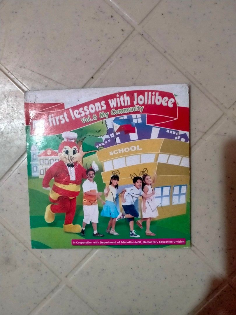 (Vol. 6 My Community) Jollibee Collectible Educational Learning Video CD VCD Old Collector ...
