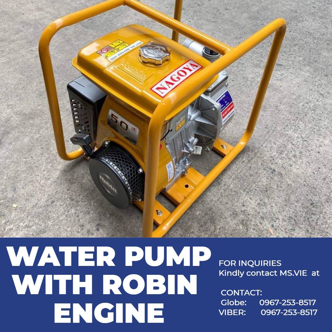 WATER PUMP WITH ROBIN ENGINE, Commercial & Industrial, Industrial ...