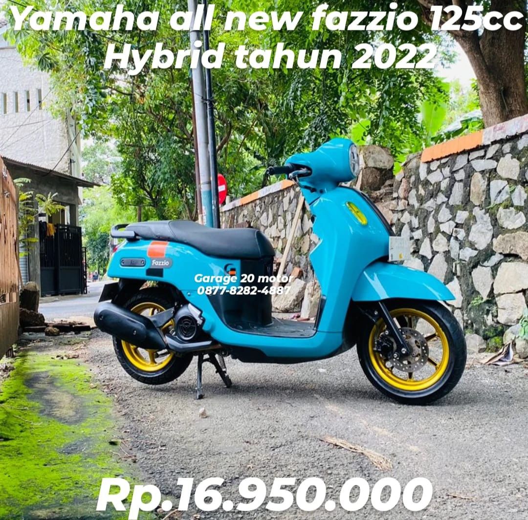 Yamaha all new fazzio 125cc hybrid tahun 2022, Motor di Carousell