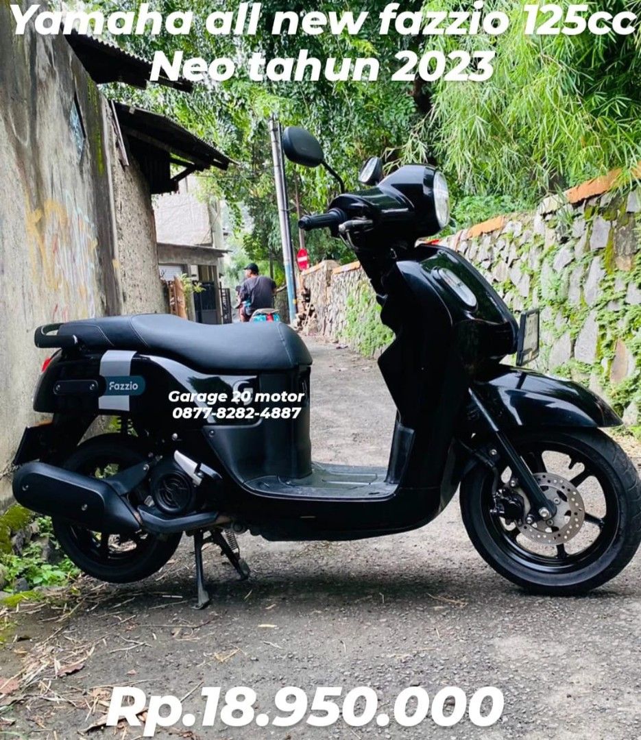 Yamaha all new fazzio 125cc neo hybrid Keylles tahun 2023, Motor di Carousell
