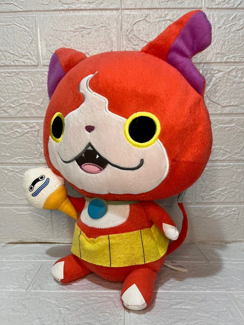 Yokai x Yo-kai Watch Jibanyan Red Cat Biggie Plush/Stufftoy, Hobbies & Toys, Memorabilia ...