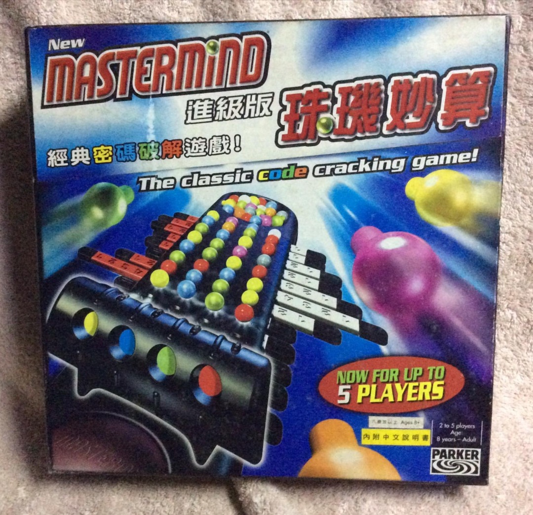 2004 Original Parker Mastermind the classic code cracking game family, Hobbies & Toys, Toys ...