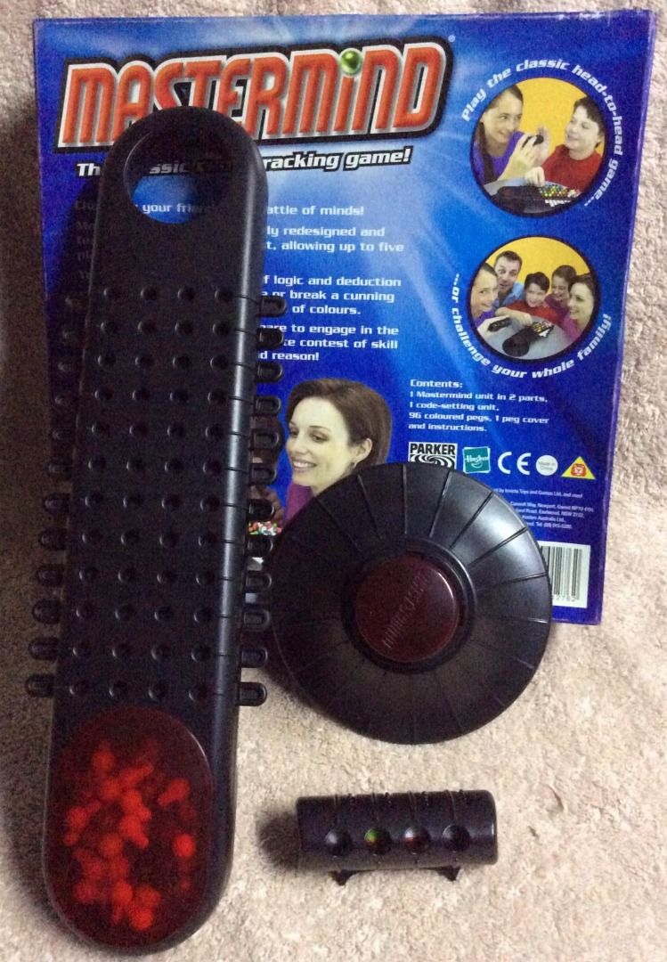 2004 Original Parker Mastermind the classic code cracking game family, Hobbies & Toys, Toys ...