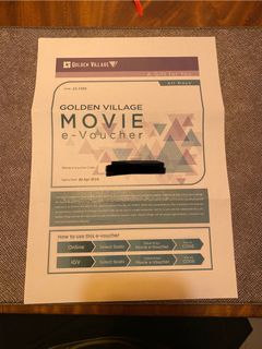 GV Movie Tickets Expires 30 June 2024, Tickets & Vouchers, Vouchers on ...