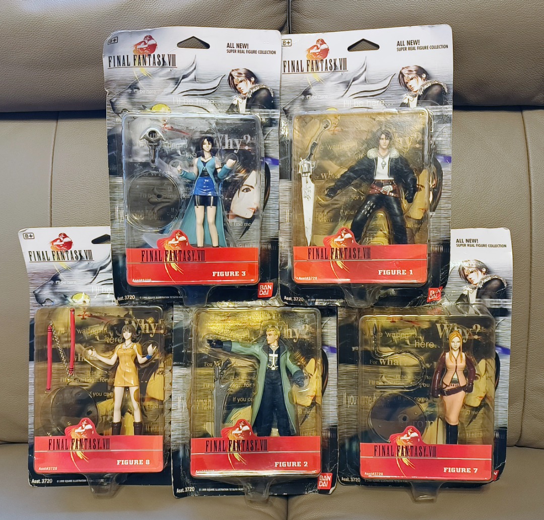 美版 Final Fantasy 8 (太空戰士8) Figure 角色模型 (全套或單買均可), 興趣及遊戲, 玩具 & 遊戲類 ...