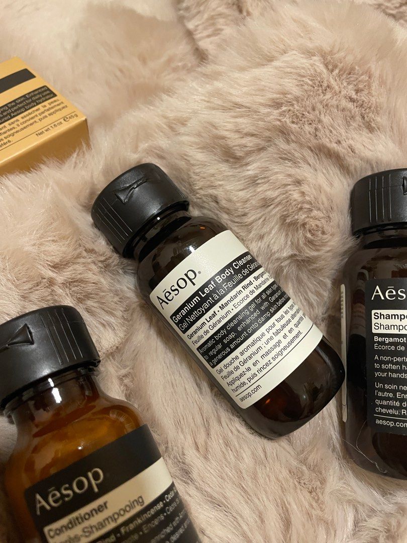 [Aesop] Aesop body cleanser- Geranium Leaf body cleanser travel size, Beauty & Personal Care ...