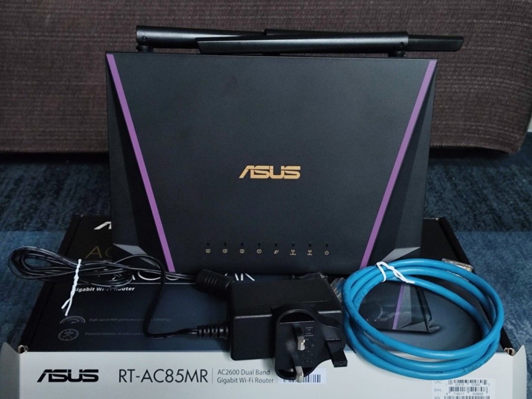 Asus RT-AC85MR AC2600 Dual Band Gigabit WiFi Router, Computers & Tech ...