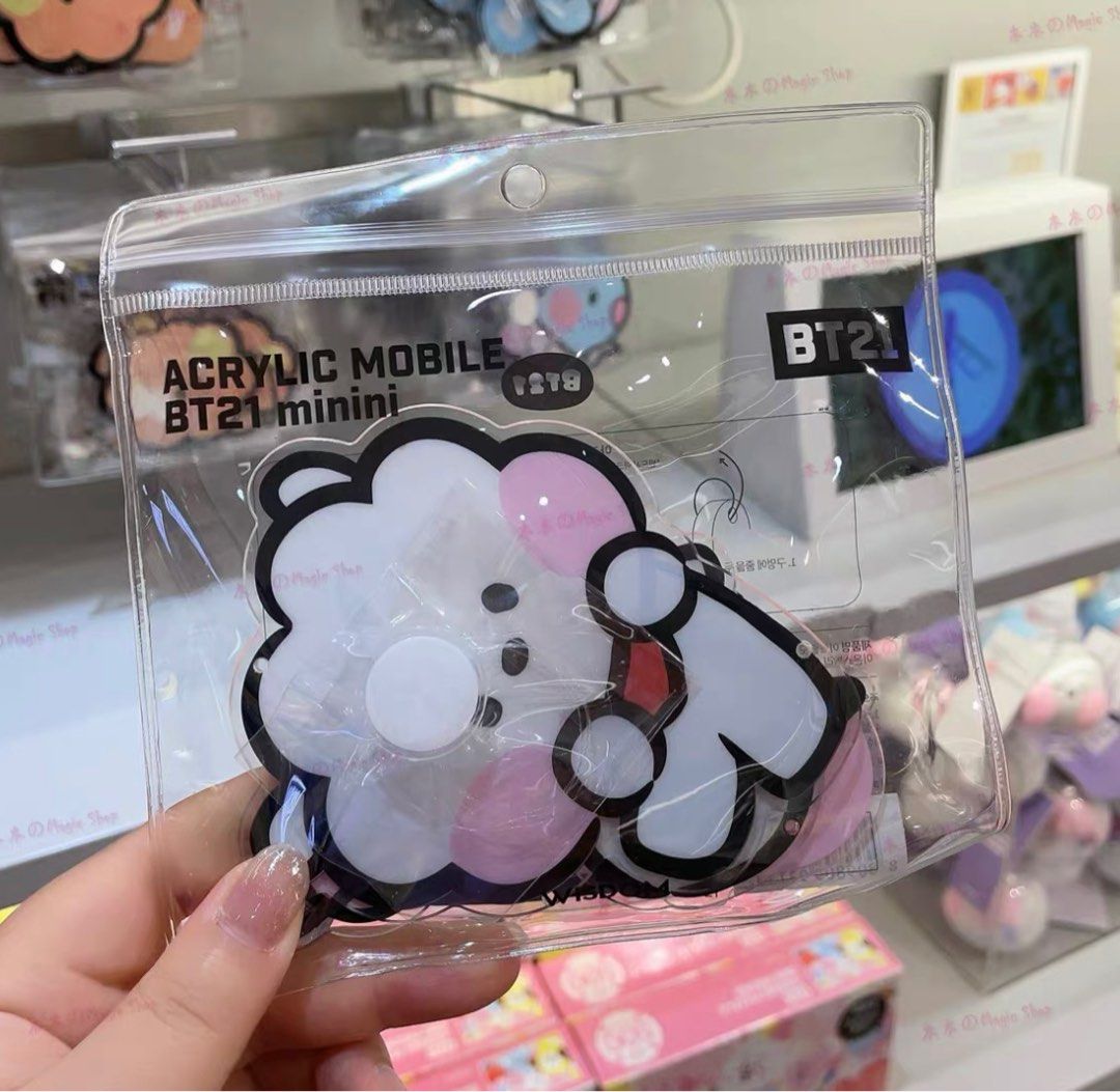 BNIP Kpop BTS BT21 minini Acrylic Mobile Dangling Decoration, Hobbies & Toys, Memorabilia ...