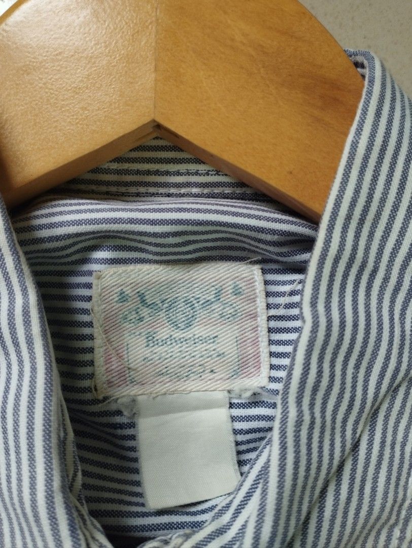 Budweiser Full Open Shirt, Men's Fashion, Activewear on Carousell