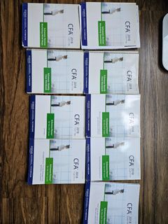 PEARSON CFA LEVEL 1 textbooks full set, Hobbies & Toys, Books ...