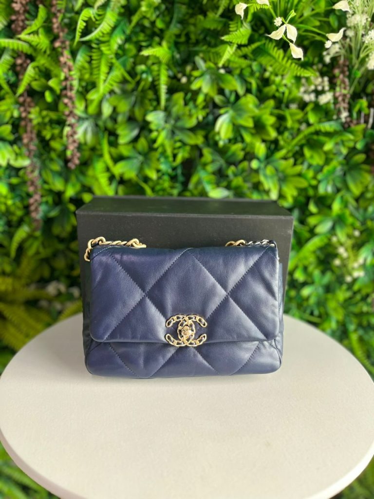 Chanel Small C19, Luxury, Bags & Wallets on Carousell