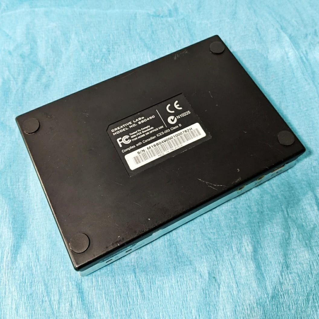 CREATIVE Sound Blaster Live 24 Bit External USB Sound Card SB0490 ...