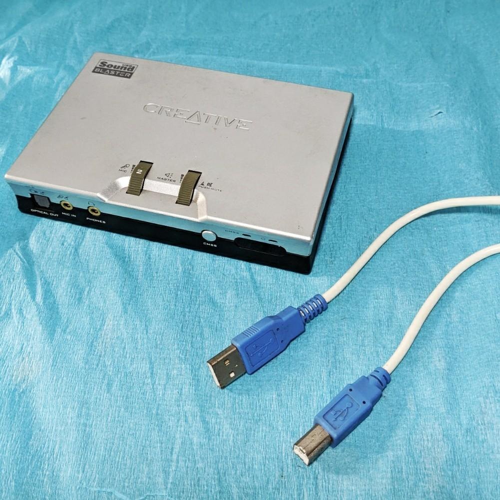 CREATIVE Sound Blaster Live 24 Bit External USB Sound Card SB0490 ...