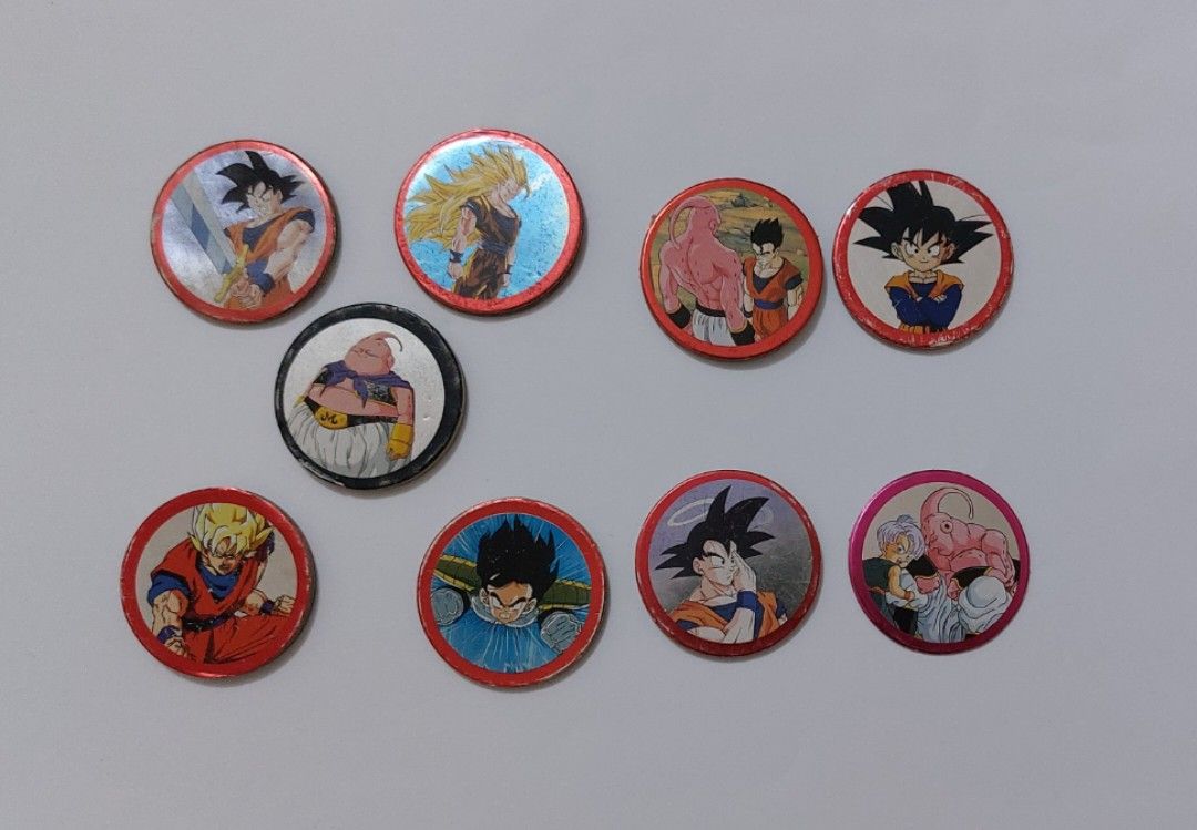 DBZ Dragonball Z Collectible Pogs Milk Caps Anime Collection Made In ...