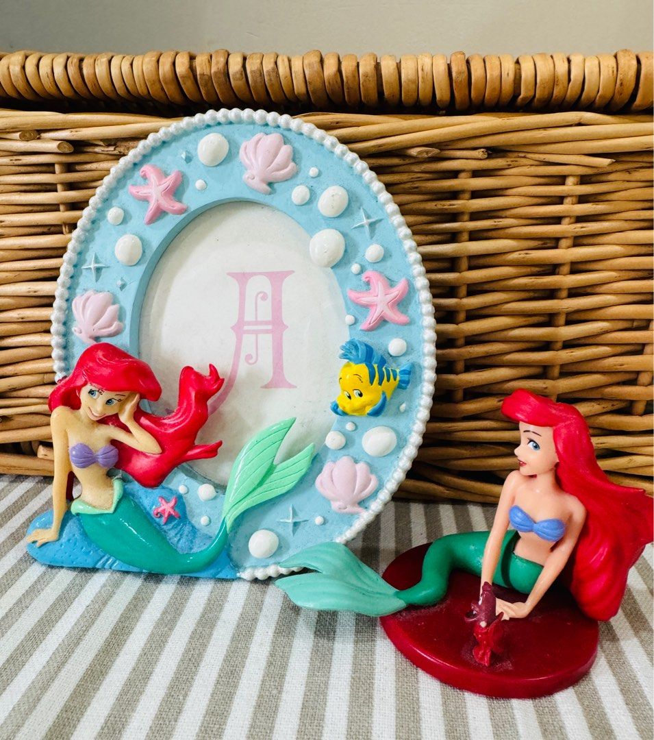 Disney mermaid photo frame, Furniture & Home Living, Home Decor, Other ...