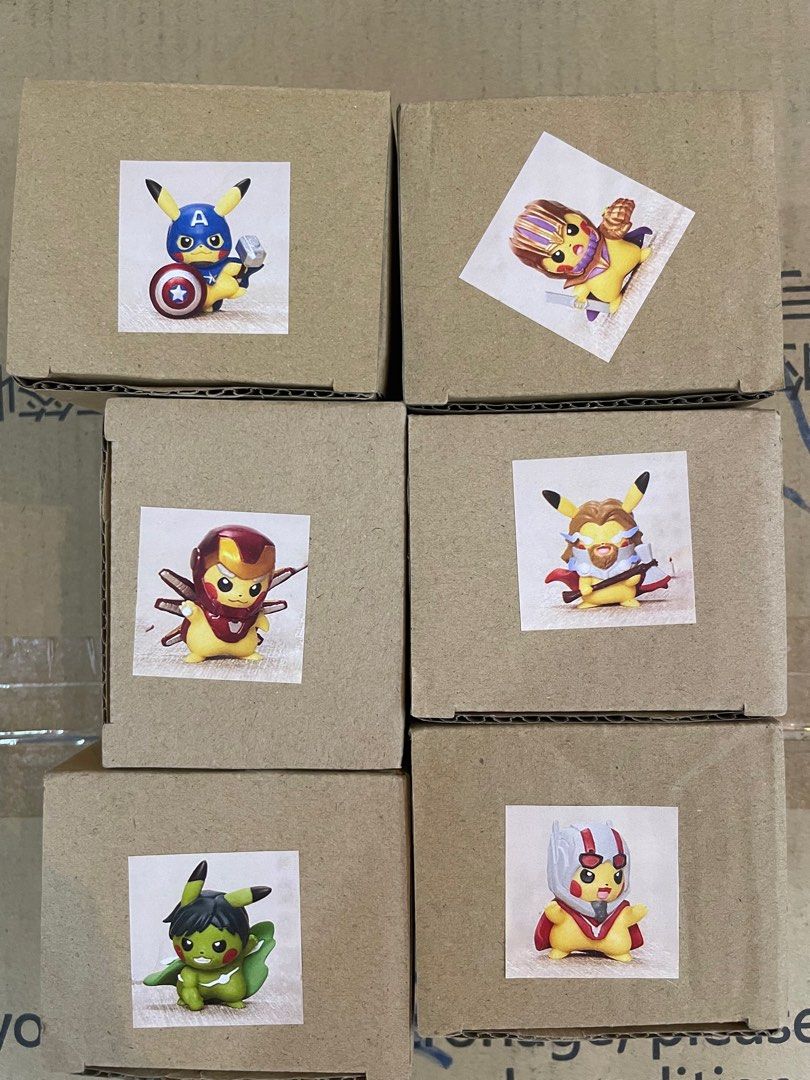 DS Studios Pokemon x Marvel Pikachu Cosplay Avengers, Hobbies & Toys ...