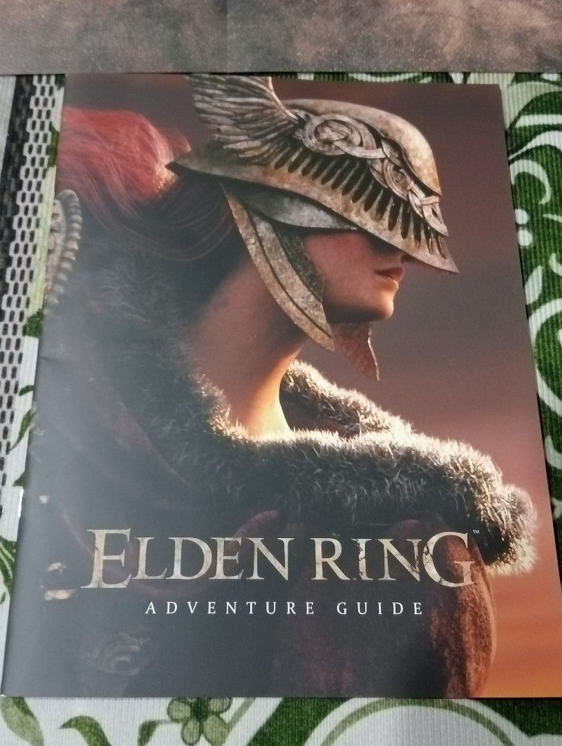 ELDEN RING ADVENTURE GUIDE Pamphlet & Map Poster Tulisan bahasa Jepun ...