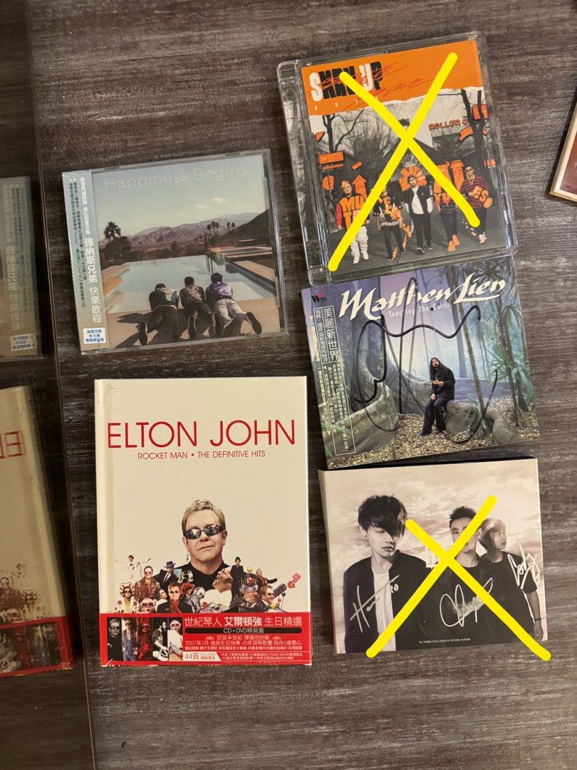 Elton John強納斯兄弟Jonas Brothers 馬修連恩 Matthew Lien, 書籍、休閒與玩具, 樂器、音樂相關, CD ...