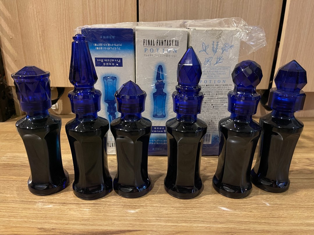 Final Fantasy XII Potions - complete set with drink, Hobbies & Toys ...