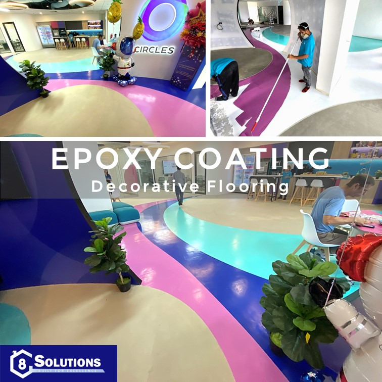 Floor coating application - Epoxy coating/ PU coating/ Antislid Epoxy ...