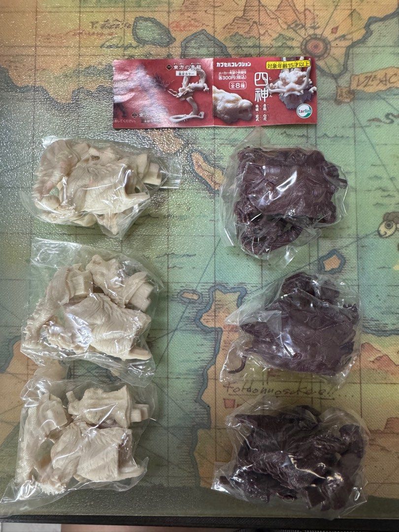 Four gods beast Gashapon, Hobbies & Toys, Toys & Games on Carousell