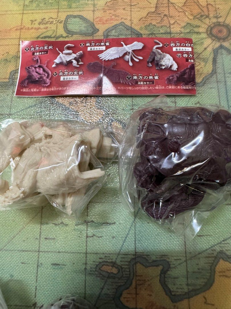Four gods beast Gashapon, Hobbies & Toys, Toys & Games on Carousell