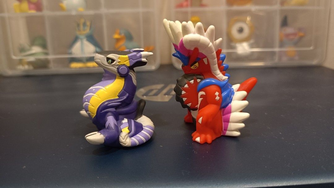 (Set) Gen 9 Legendary Miraidon & Koraidon Bandai Pokemon Kids Finger ...