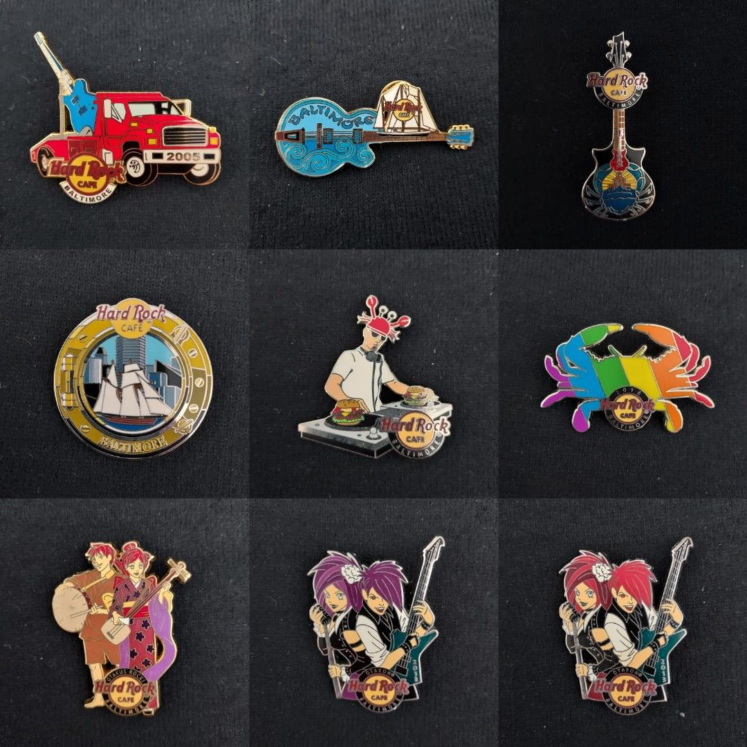 Hard Rock Cafe - BALTIMORE HRC PINS!, Hobbies & Toys, Memorabilia ...