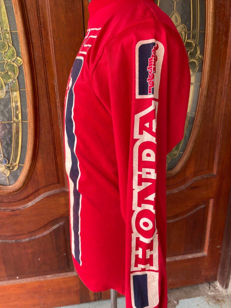 Honda jersey vintage, Men's Fashion, Activewear on Carousell