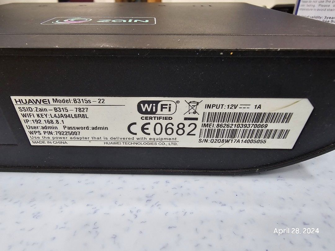 HUAWEI B315S-22 ROUTER MODEM 4G LTE 150mb, Computers & Tech, Parts ...