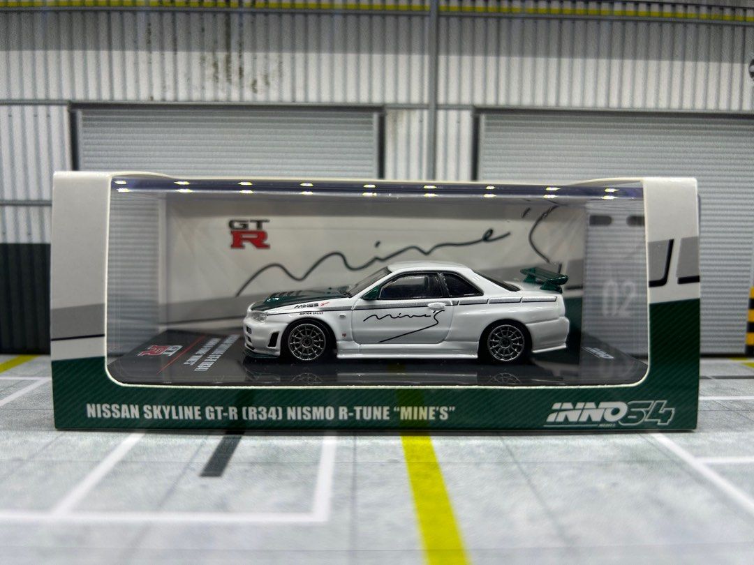 Inno64 Skyline GTR R34 Mines, Hobbies & Toys, Toys & Games on Carousell