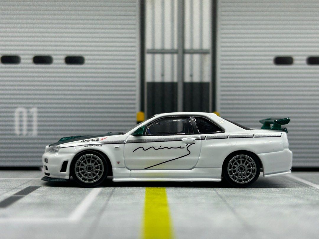 Inno64 Skyline GTR R34 Mines, Hobbies & Toys, Toys & Games on Carousell
