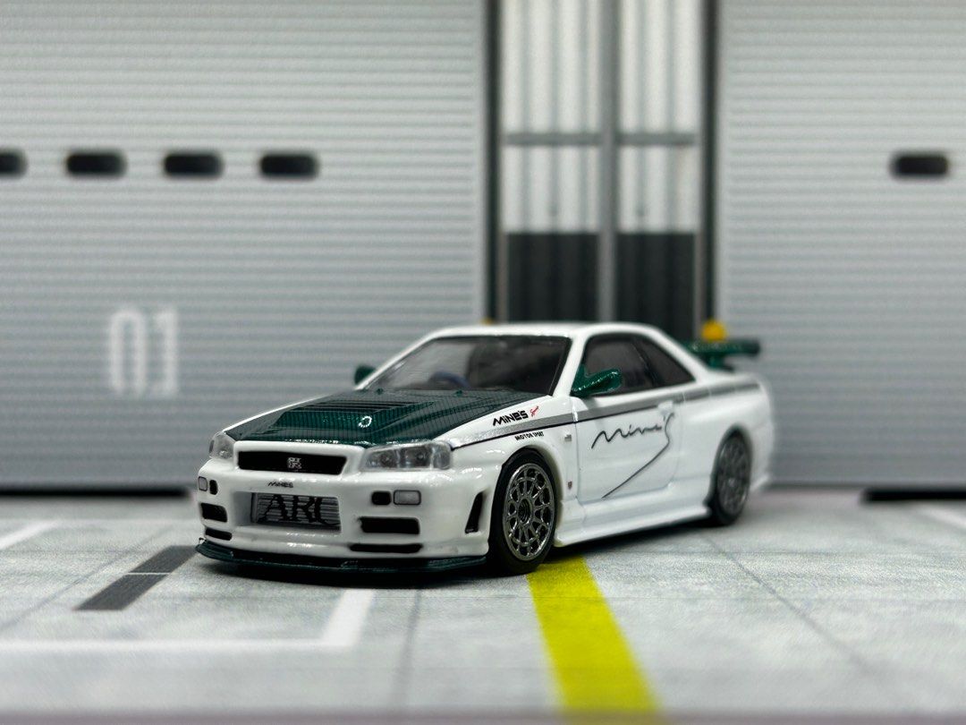Inno64 Skyline GTR R34 Mines, Hobbies & Toys, Toys & Games on Carousell